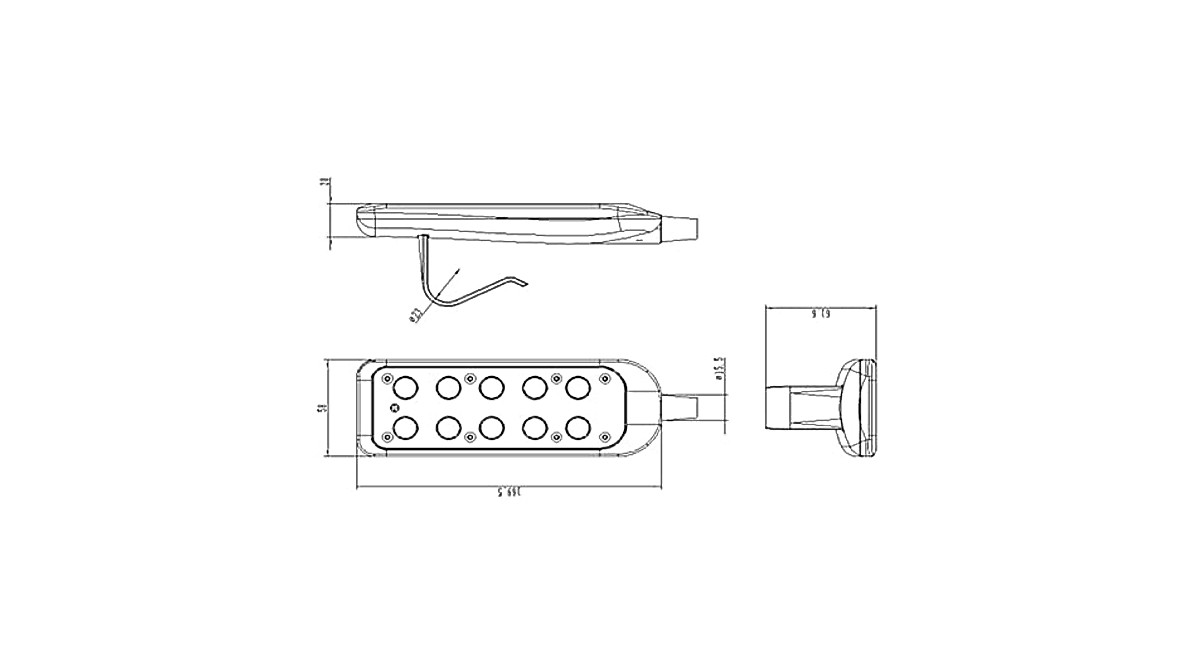 Professional 4-Button Remote Hand Control for Sofas