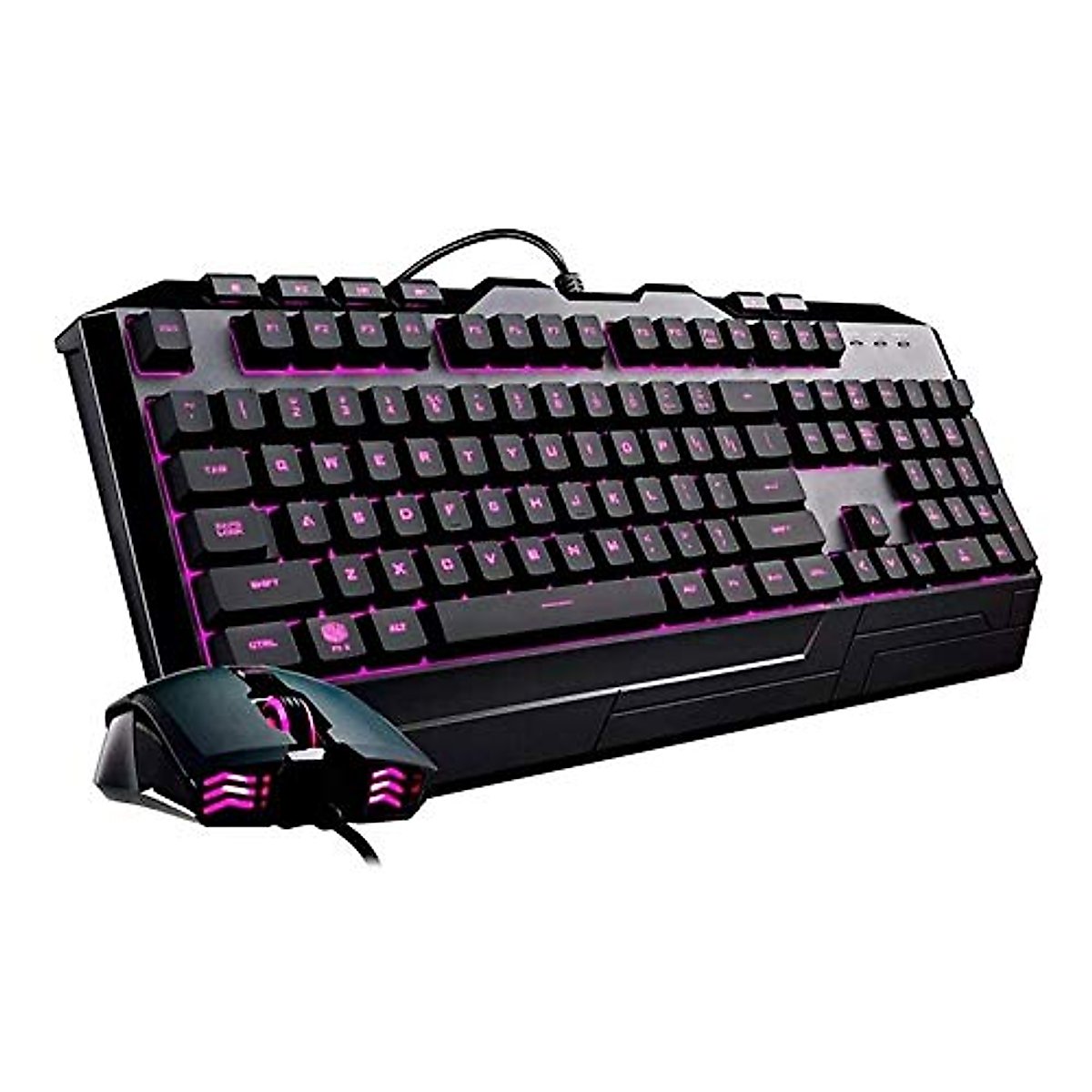 Cooler Master Devastator 3 Gaming Keyboard & Mouse Combo, 7 Color Mode LED Backlit, Media Keys, 4 DPI Settings, Model:SGB-3000-KKMF1-US