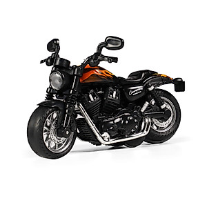 YA LE MING Mini Motorcycle Toy,with Light and Music Toys Motorcycle Model,Gift Toys for 3-9 Year Old Boys,Toy Motorcycles for Boys (Black)