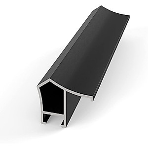 Frame My TV Deco TV Frames Alloy Scoop - Anodized Black Bezel Compatible ONLY with Samsung The Frame TV (75", Fits 2021-2024 Frame TV)