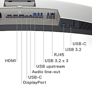 Dell UltraSharp 34inch Curved 90W USB-C Hub RJ45 Monitor [U3421WE] (Renewed)