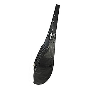 SASH Crossbody Leather Bag (Black)