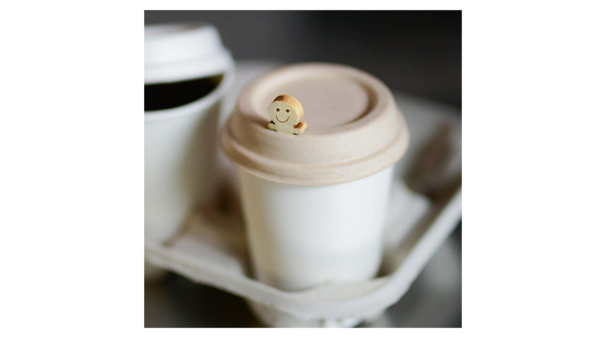 All-Natural Wooden Coffee Lid Plug - 400 Count