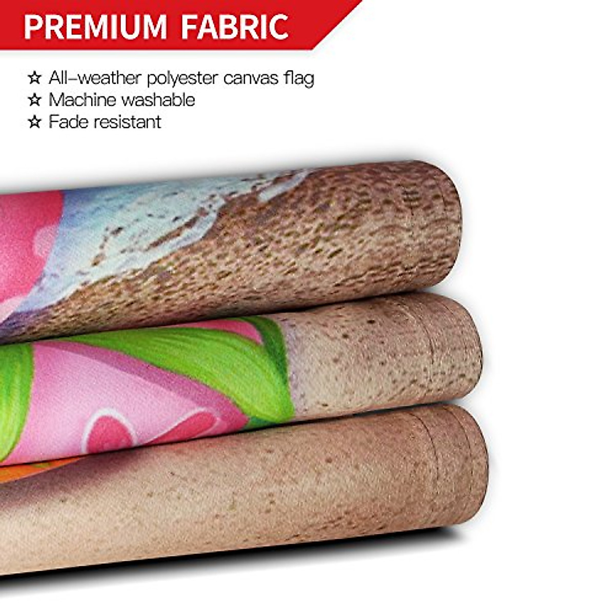 ANLEY |Double Sided| Premium Garden Flag, Flip Flops on Summer Beach Welcome Decorative Garden Flags - Weather Resistant & Double Stitched - 18 x 12.5 Inch