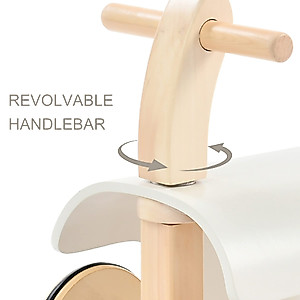 labebe Kids Ride On Toys for 1+ Year Old, Baby Balance Walker Car Toddler Wooden Ride-On Toy with Wheels, Children Push Walker Toy/Infant Riding Strollers for 12M+ Boys/Girls