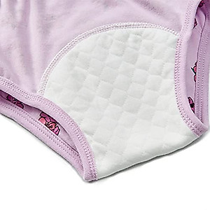 Skhls Training Pants Underwear for Toddler Girls Potty Training Floral Print Multipack, 6 Pack 5T