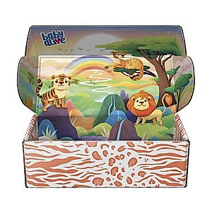 Baby Alive Rainbow Wildcats Doll, Tiger, Accessories, Drinks, Wets, Tiger Toy for Kids Ages 3 Years and Up, Brown Hair (Amazon Exclusive)