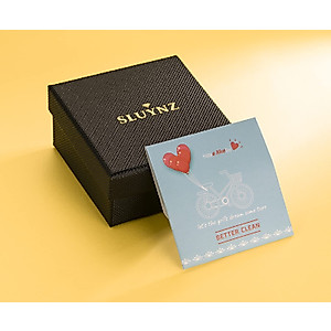 SLUYNZ Sparkling Star Drop Earrings for Women Sterling Silver Star Wrap Earrings Studs