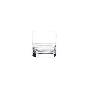 Mikasa Cal Double Old Fashioned Whiskey Glasses, 4 Count (Pack of 1), Clear