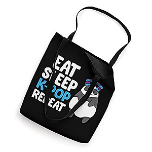 Eat Sleep K Pop Repeat Women Men Kids K-Pop Music Tote Bag