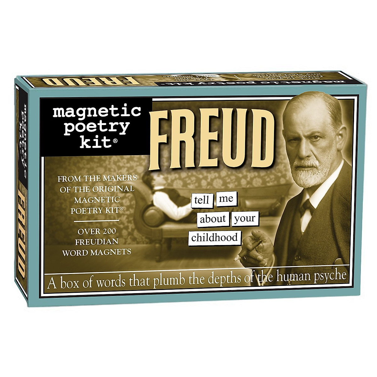 Magnetic Poetry - Freud Kit - Words for Refrigerator - Write Poems and Letters on The Fridge - Made in The USA