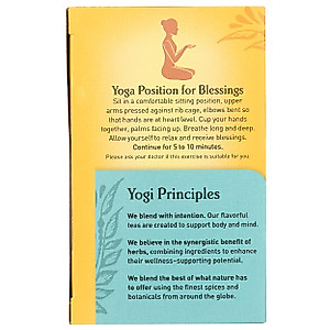 Yogi Tea, Chamomile, 16 Count, Packaging May Vary