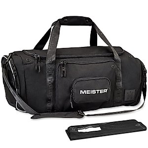 Meister Duffel Bag, Black, 22” x 10” x 11” // 40L Capacity