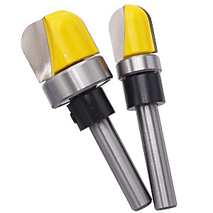 Wolfride 3pcs Dish Carving Bits Dish Cutter Router Bits Bowl and Tray Router Bits