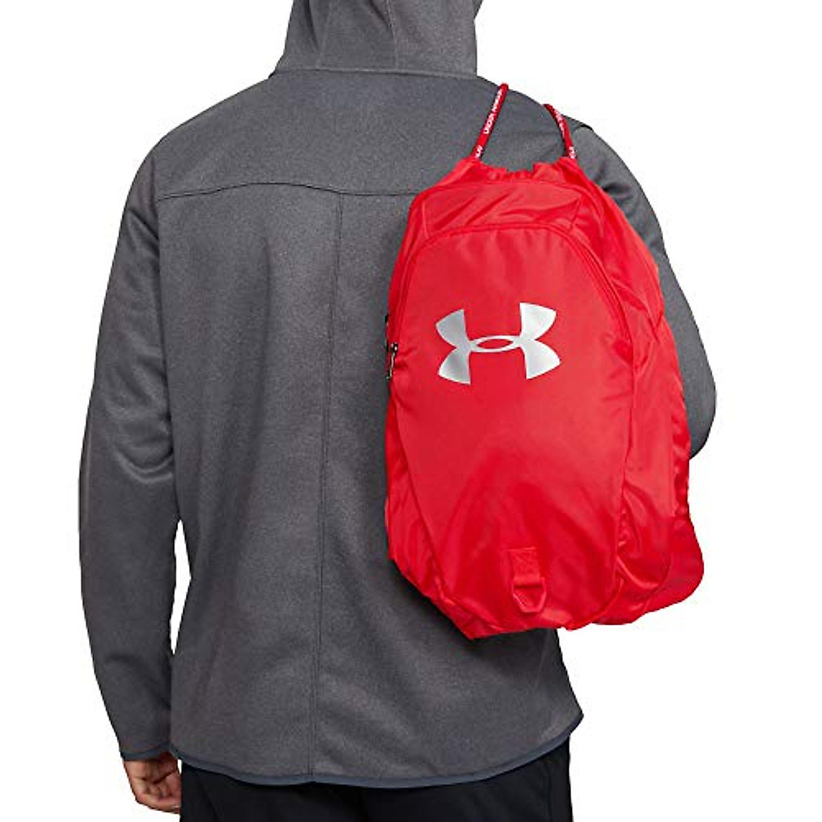 Under Armour Adult Undeniable 2.0 Sackpack , Red (600)/Silver , One Size Fits All