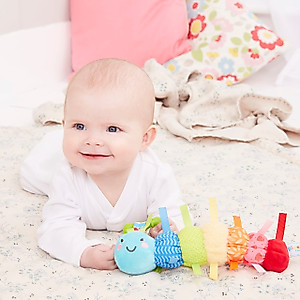 Early Learning Centre Blossom Farm Hanging Sensory Toy Plushie Bundle Includes Martha Moo, Lulu Lamb, Tweet Chick, and Cookie Caterpillar, Kids Toys for Ages 0+, Amazon Exclusive