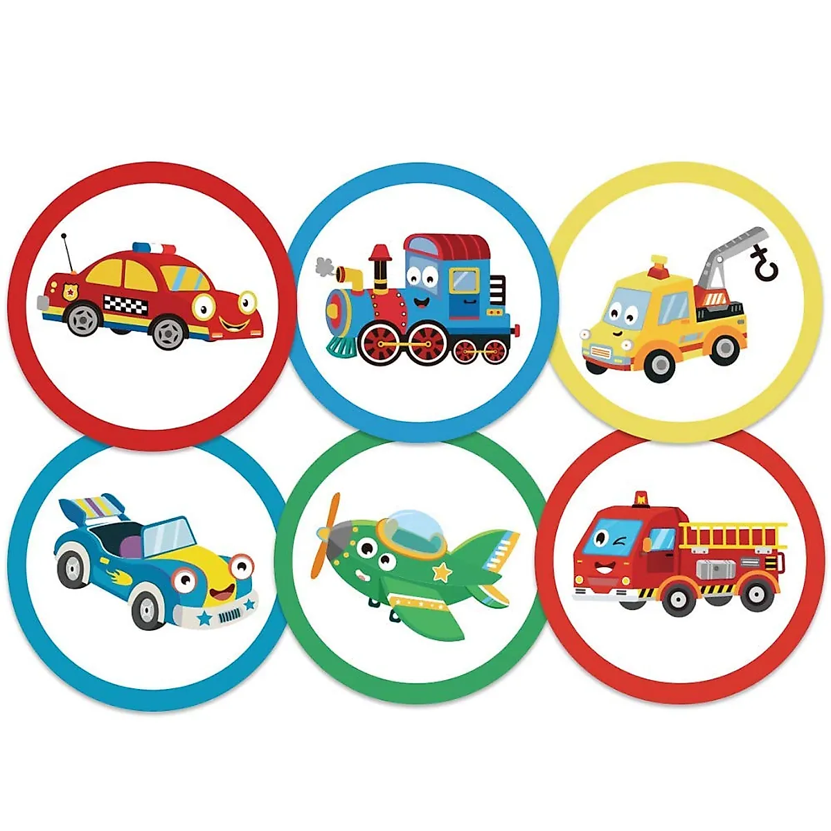 90 Pack Toilet Targets for Boys, Potty Training Flushable Vehicle Target, 2 x 2 Inch Pee Targets for Boys, 100% Biodegradable and Sewage Safe