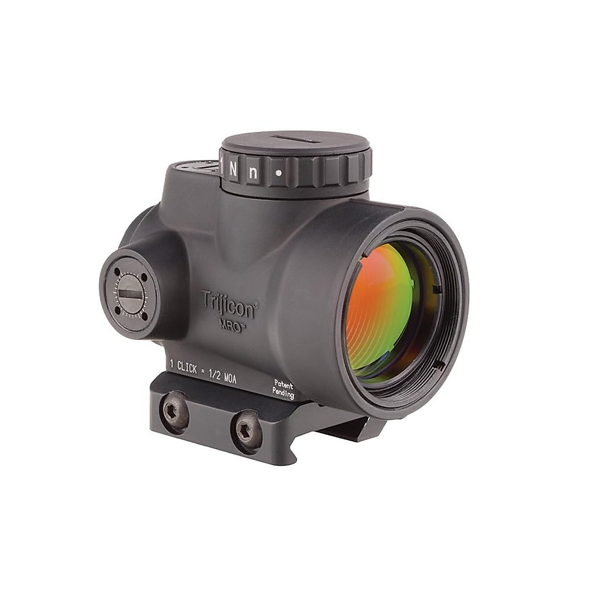 Trijicon MRO-C-2200004 1x25mm Miniature Rifle Optic (MRO) Riflescope with 2.0 MOA Adjustable Red Dot Reticle with Low Mount