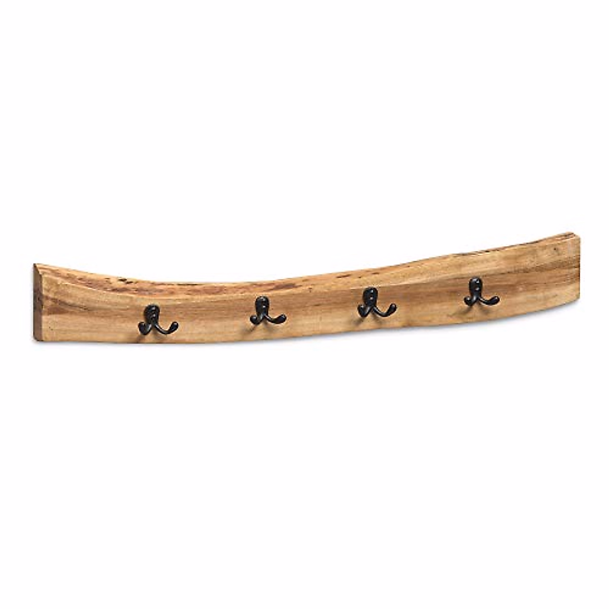 Alaterre Furniture Alpine Natural Live Edge Wood 36" Coat Hooks