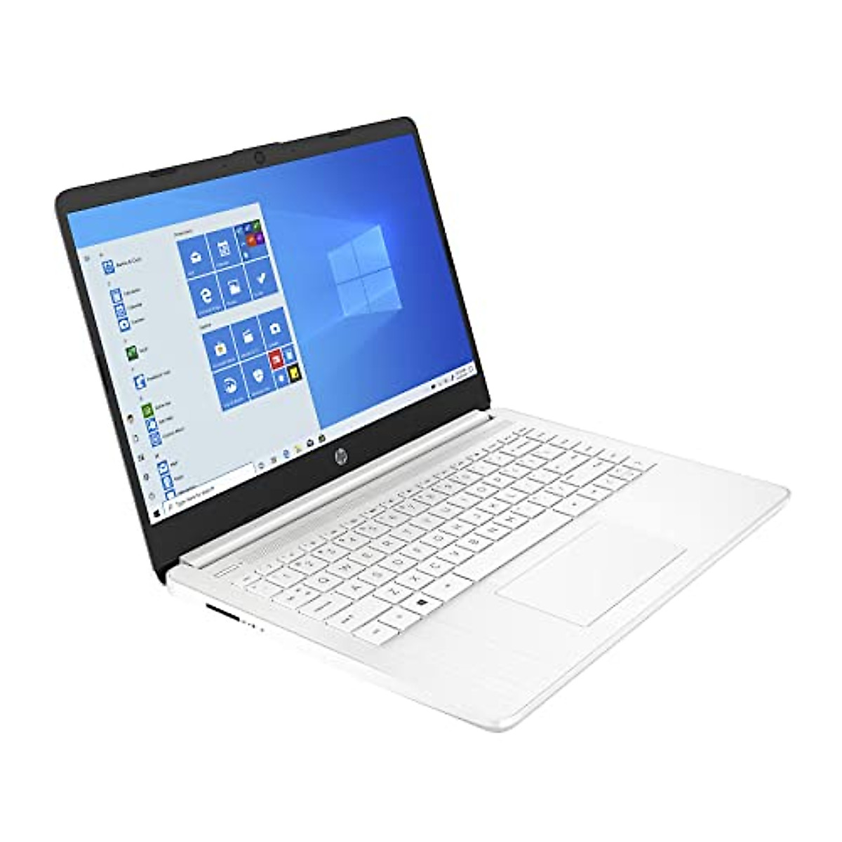 HP 14z-fq000 Home & Business Laptop Snow White (AMD 3020e 2-Core, 8GB RAM, 128GB SSD, AMD Radeon, 14.0" HD (1366x768), WiFi, Bluetooth, Webcam, 2xUSB 3.1, 1xHDMI, SD Card, Win 11 Home) with Hub