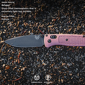 Benchmade - Bugout 535 EDC Knife with Alpine Glow Grivory Handle (535BK-06)