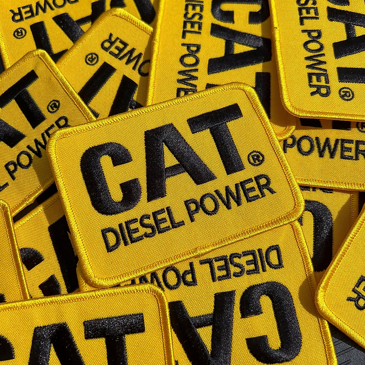 CAT Diesel Power Patch Trucker Hat - Premium Snapback for Men and Women - Racing Beer Cowboy Vintage Camo (US, Alpha, One Size, Black)