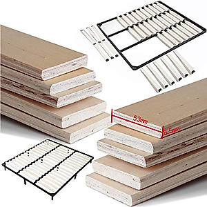 Replacement Support Wooden Slats for Metal Bed Frame Holders Kits Wood