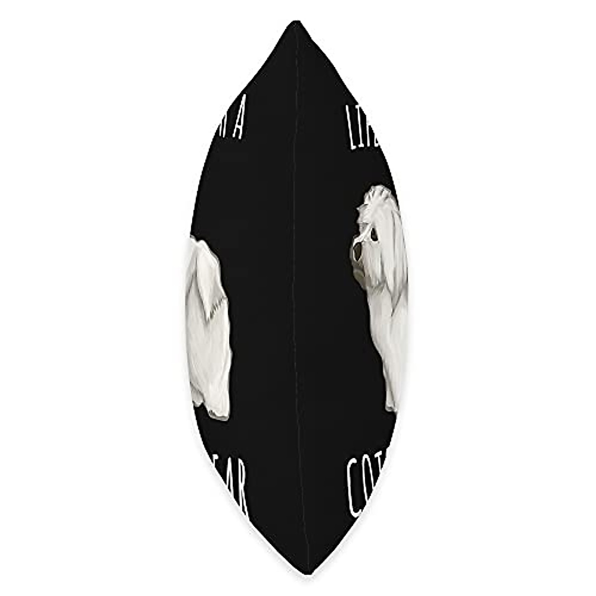 Coton de Tulear Owner Gift Life is Better with A Coton de Tulear Dog Lover Throw Pillow, 16x16, Multicolor