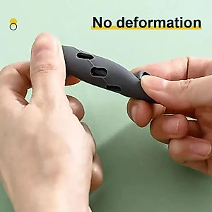 Silicone Anti-Scald Pot Handle Cover, 2023 New Anti- Scald Assist Handle Holder, Silicone Assist Handle Holder,Non-Slip Pot Holder Sleeve Pot Lid Handle Insulation Cover (Gray,6 Pairs)