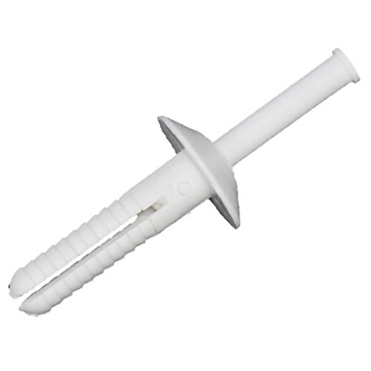 Everbilt 1/4 in. x 1 in. Plastic Pin Drive Rivets (30 Pieces), Designed to Hold Wall Surrounds to Drywall Backing, Lightweight and Durable with White Nylon Material