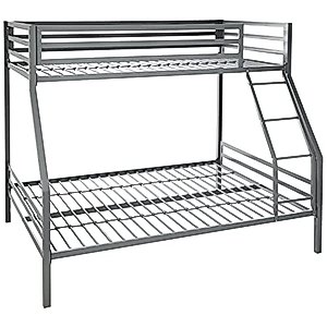 Novogratz 4146429N Maxwell Metal Bunk Bed, Twin over Full