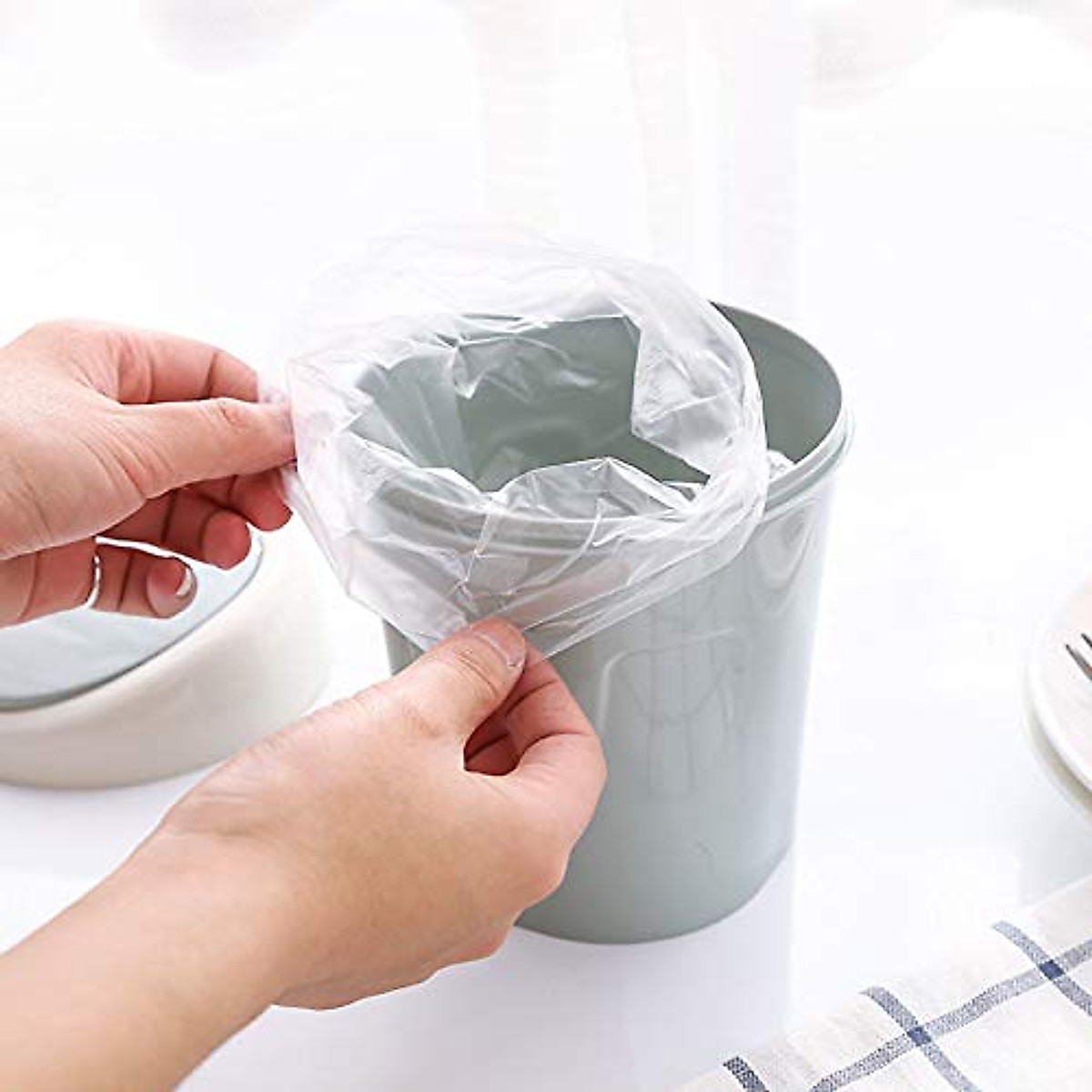 Trash Can Durable Multipurpose Can Large Capacity Waste Container for Room Daily Necessities Storage