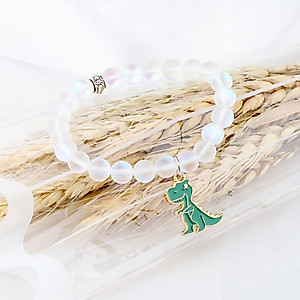UJIMS Dinosaur Lover Gift Funny Dinosaurs Bracelet T-Rex Gift Animal Lovers Jewelry for Women