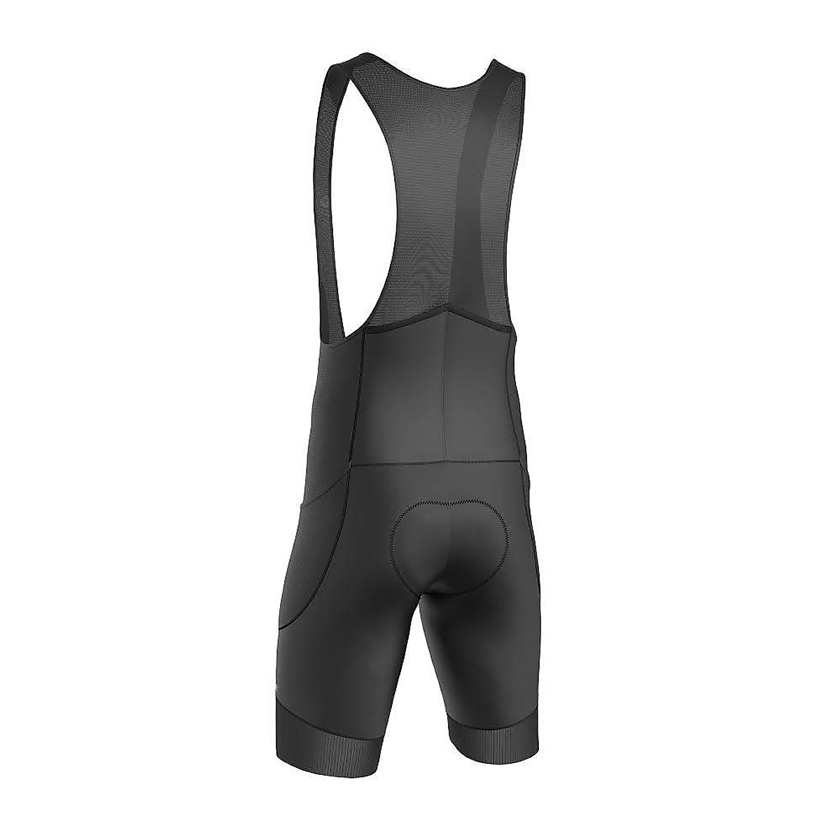 Urban Cycling Apparel Men's MTB Bib Shorts, with 4 Pockets (X-Large) Black