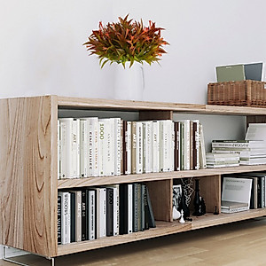 NAHUAA 8Bundles Artificial Plants Outdoor No Fade Fake Greenery Stems Faux Grass Plant for Spring Home Porch Garden Hanging Baskets Windowbox Table Centerpiece