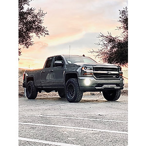 MotoFab Lifts CH-3F-2R 3 in Front and 2 in Rear Leveling lift kit that is compatible with 2007-2018 Chevy Silverado Sierra GMC