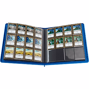 Gamegenic Blue 24-Pocket Zip-Up Album, 480 Card Capacity
