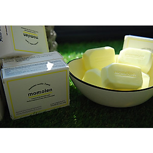 momolen bar soapㅣvanilla soapㅣnatural soap ㅣ sensitive skin moisturizing ㅣ 3.5 OZ 2 PackㅣHandmade organic soap barㅣbath soap