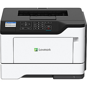 Lexmark MS520 MS521dn Desktop Laser Printer - Monochrome - 46 ppm Mono - 1200 x 1200 dpi Print - Automatic Duplex Print - 350 Sheets Input - Ethernet - 120000 Pages Duty Cycle