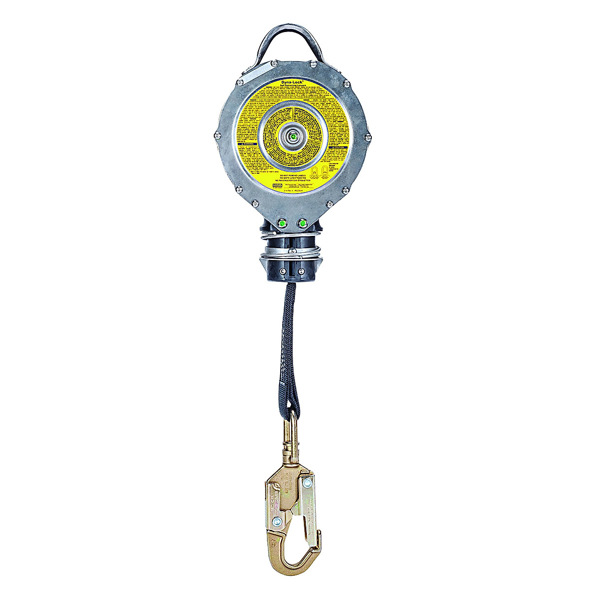 MSA 10088390 Dyna-Lock Web Backpacker for Self-Retracting Lanyard, 20' Length