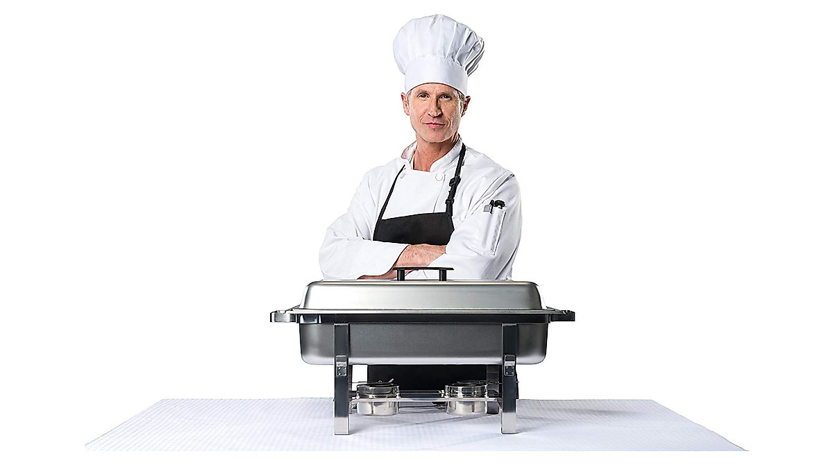 TigerChef Stainless Steel Food Warmer Set | Elegant Buffet Chafing Dish