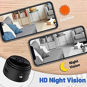 Hidden Video Cameras-1080P HD Pet Camera Mini Indoor Security Camera, for Indoor Outdoor, with App, Night Vision, Local & Cloud Storage