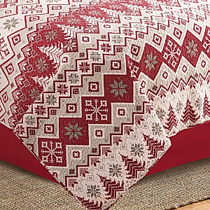 C&F Home Delete King 3 Piece Set Red