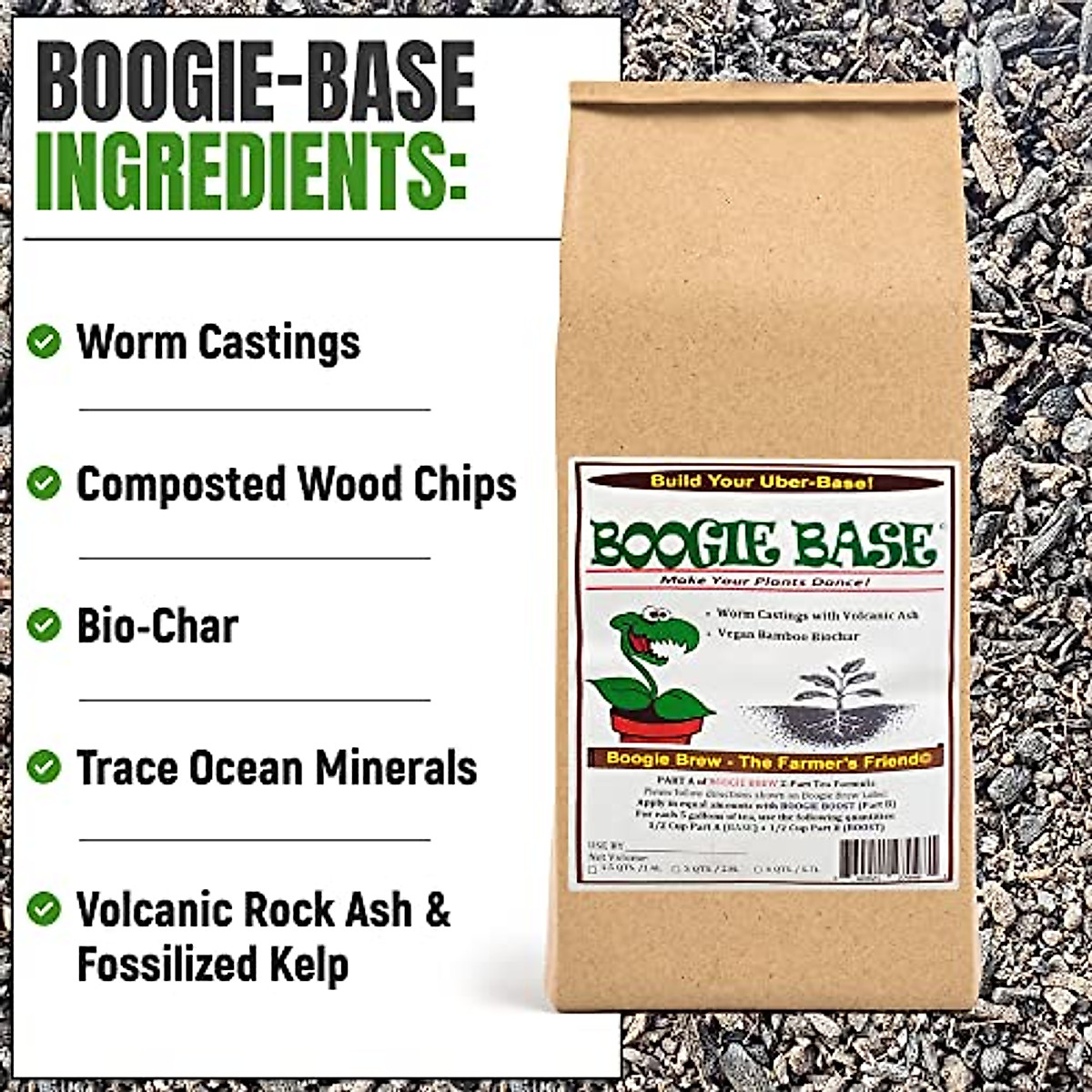 Boogie Brew Compost Tea (3lb - Makes 50 Gallons of Compost Tea)