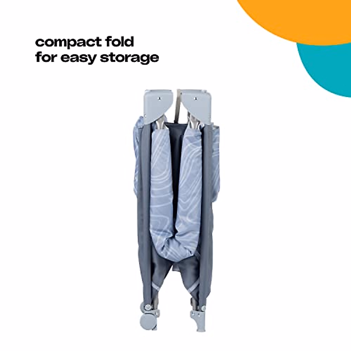 Cosco Rocking Bassinet with Play Yard DLX, Organic Waves