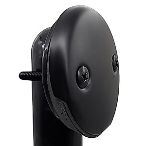 Westbrass 593144-62 Black 1-1/2" Tubular Tip Toe Bath Waste Drain Kit, Matte Black ,Pack of 1