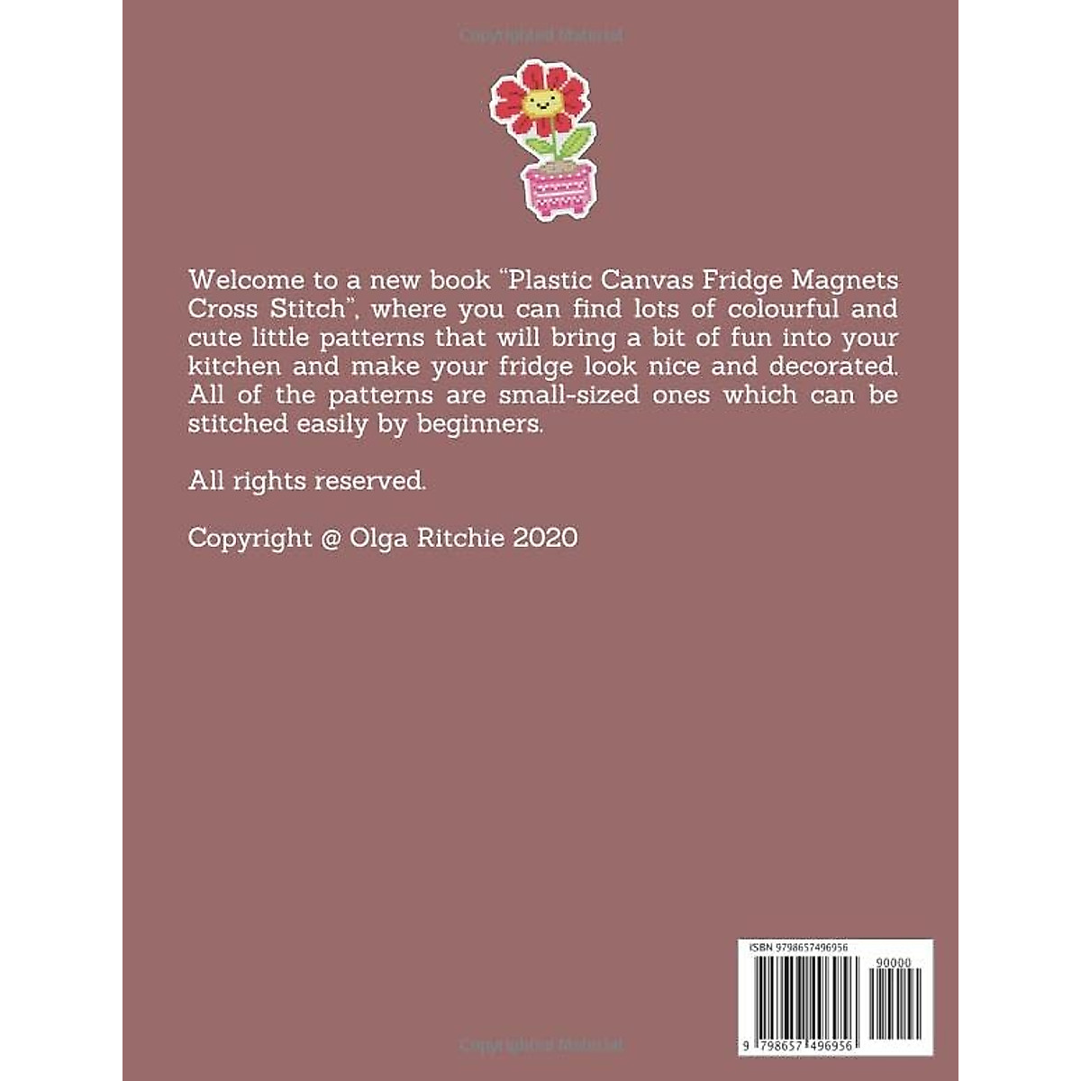 Plastic Canvas Cross Stitch Fridge Magnets: Embroidery Patterns (Cross Stitch Patterns)