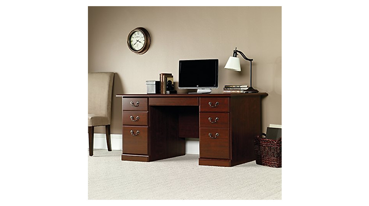 Sauder Heritage Hill Computer Desk - Classic Cherry Finish