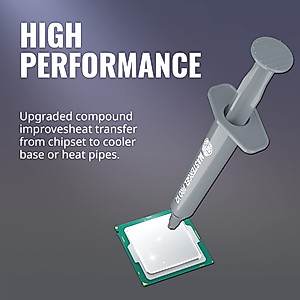 Cooler Master MasterGel Pro V2 High Performance Thermal Compound with High CPU/GPU Conductivity W/m.k= 9m Design for CPU and GPU Coolers