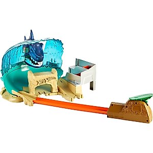 Hot Wheels City Shark Beach Battle Play Set Multicolor